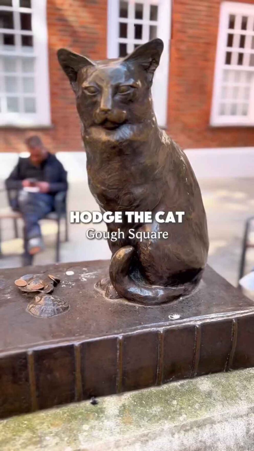 Londres pour les amoureux des chats : Les 5 statues félines les plus ...